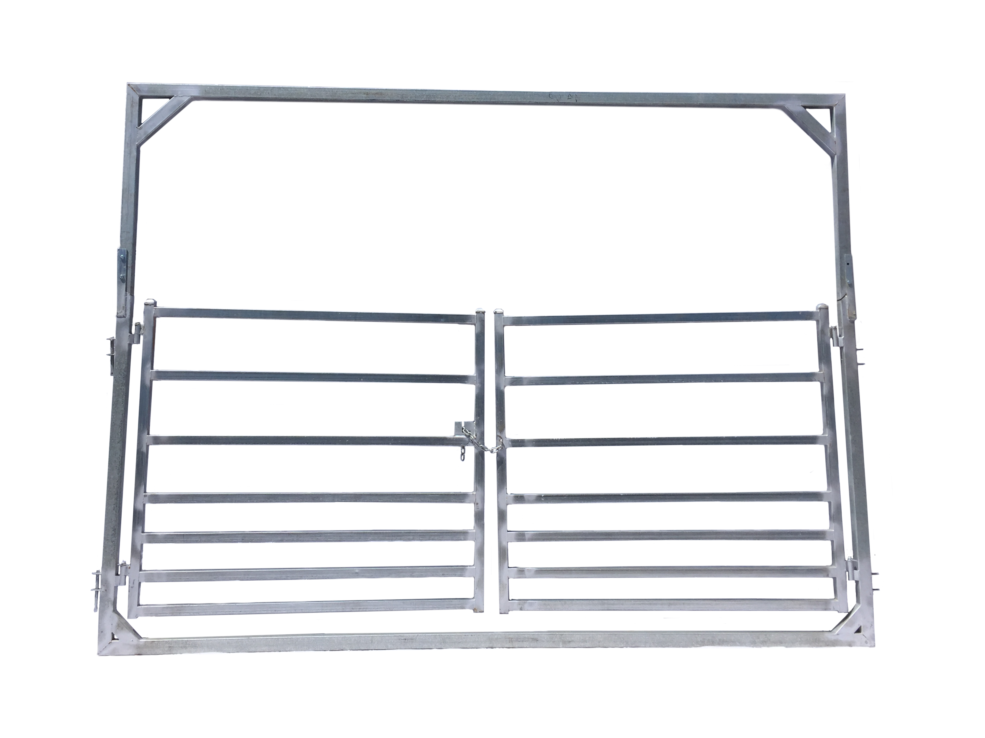 4m Double Gate with 3m high frame – Steel Save